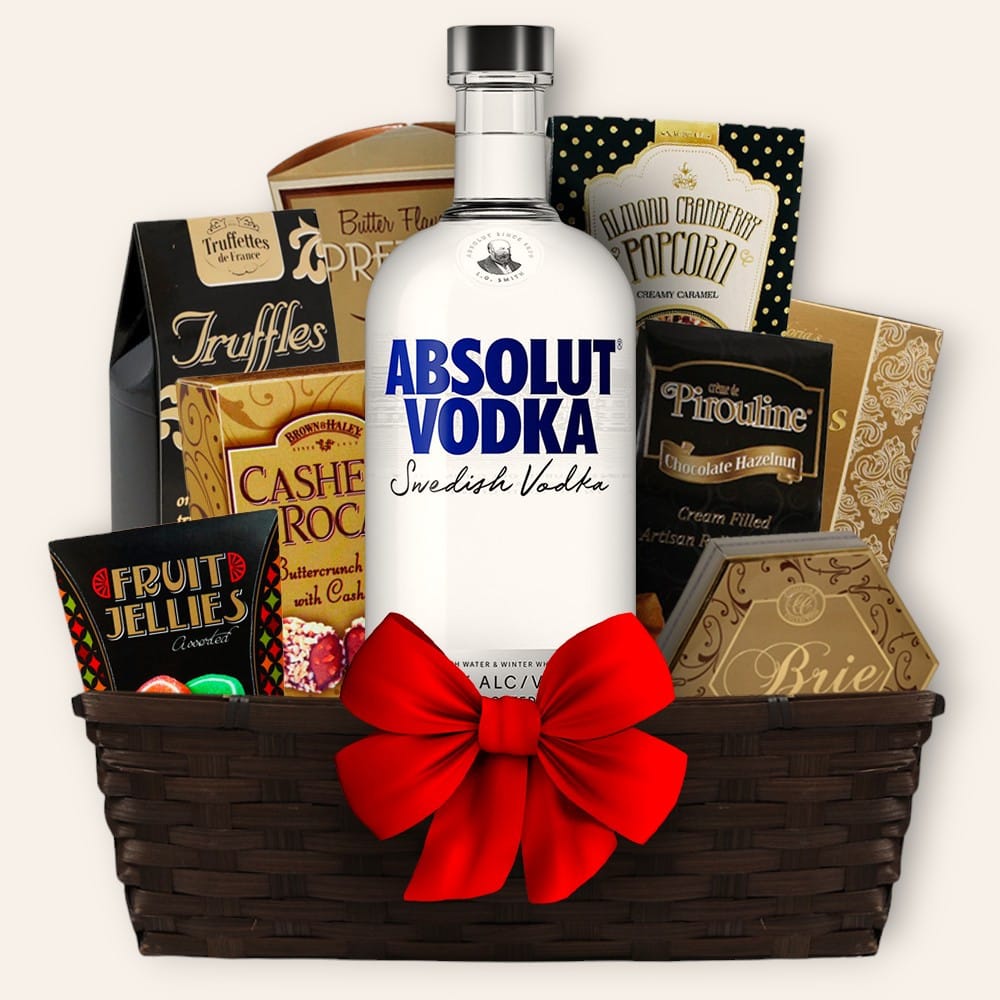 absolut vodka present