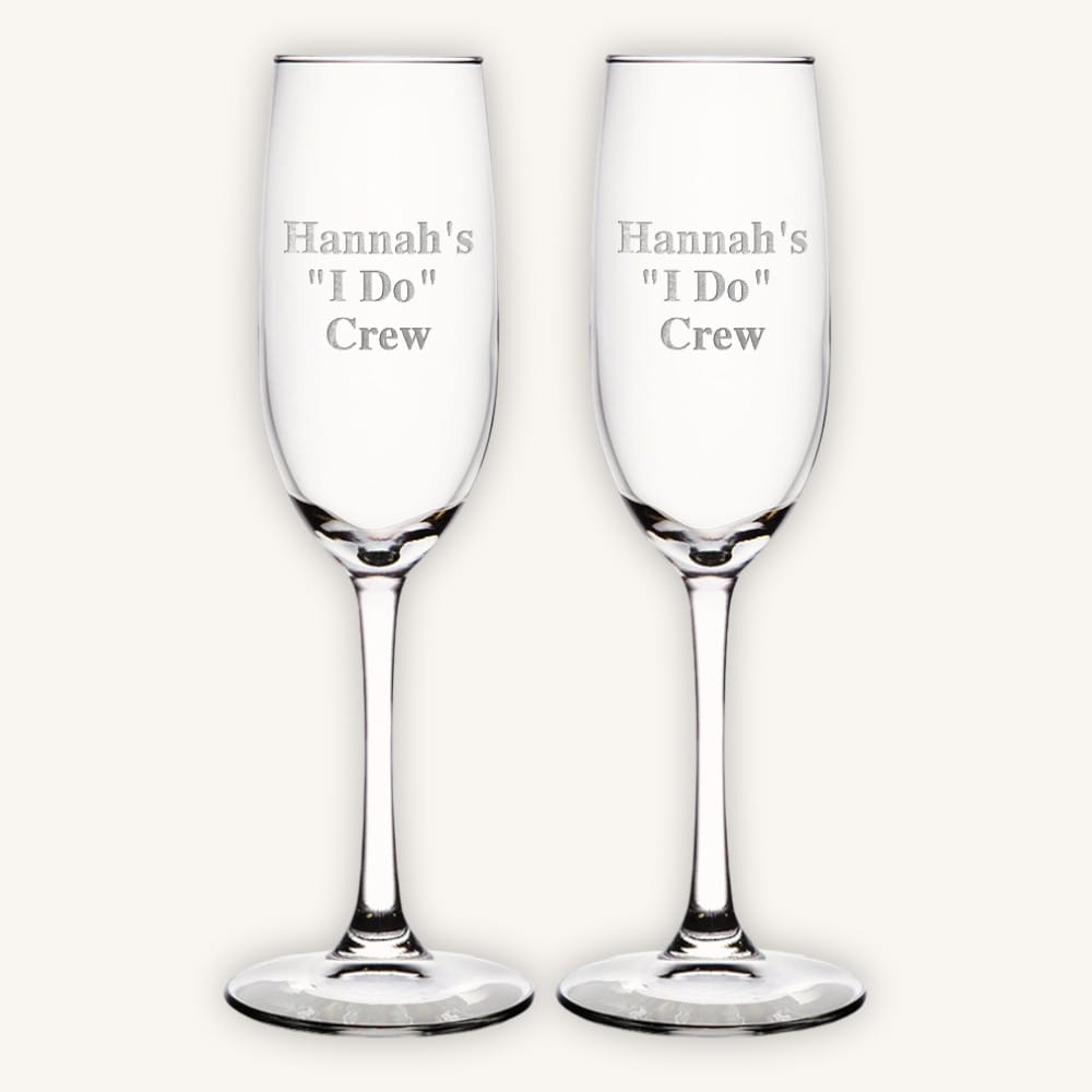 engraved flutes