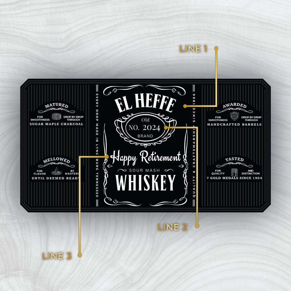 jack daniels label vector